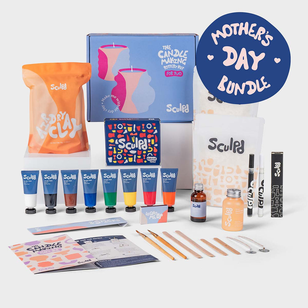 Sculpd Pottery Kit | The Original Air Dry Clay Starter Kit