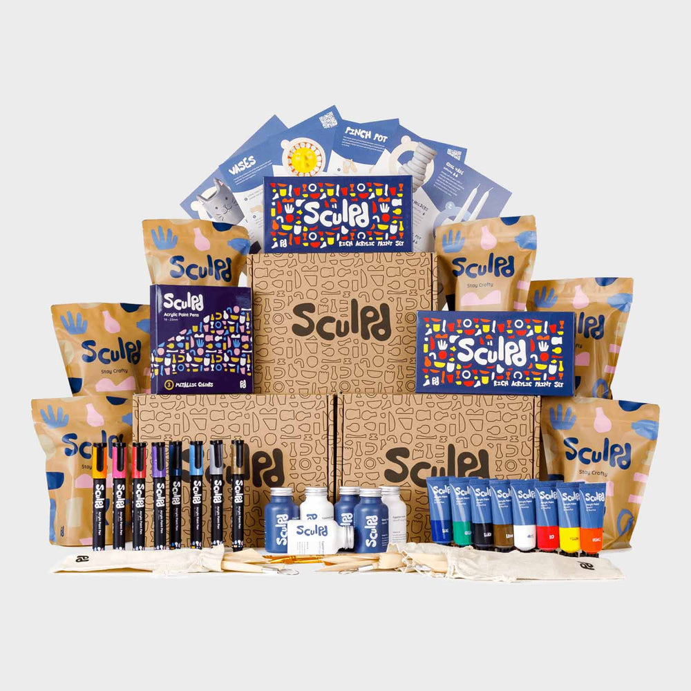 Sculpd | Craft Reinvented | Pottery and Craft Kits