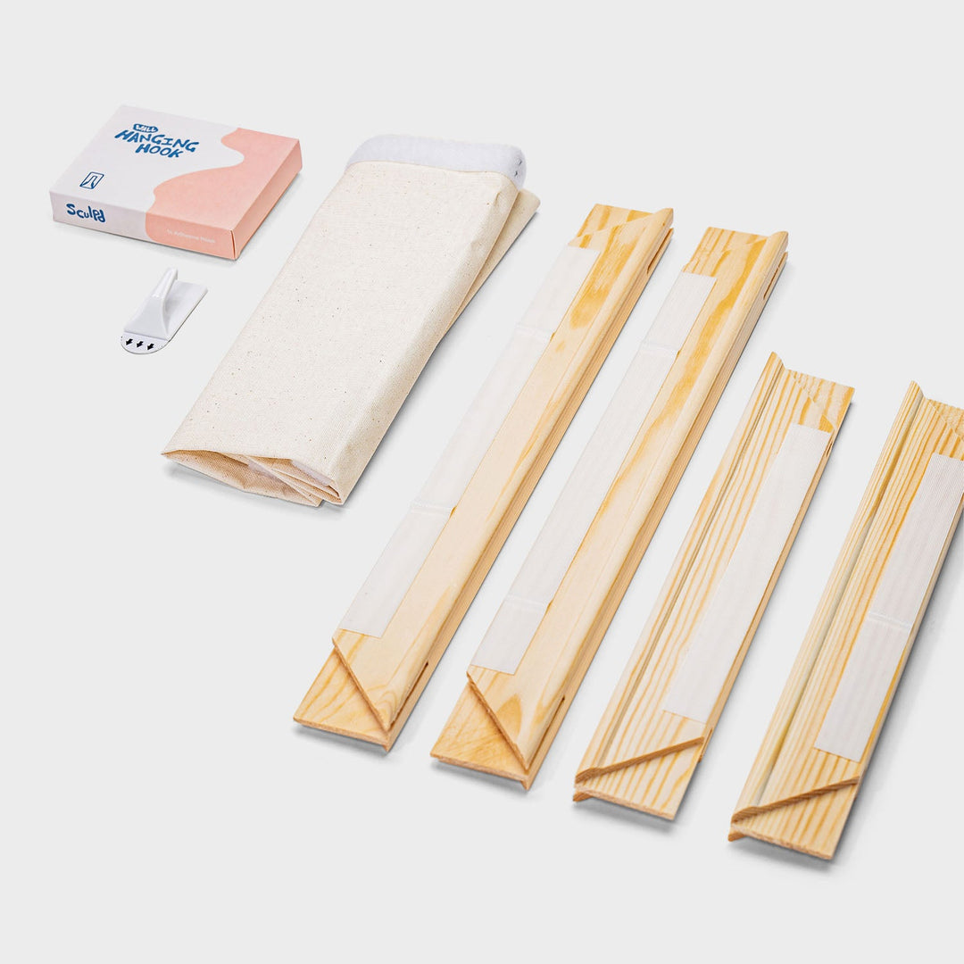Small Abstract Painting Kit | Learn to Paint Expressively – Sculpd